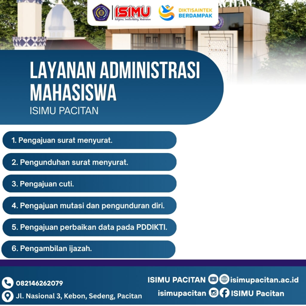 Layanan Administrasi Mahasiswa – ISIMU Pacitan
